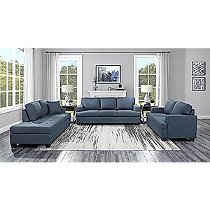 Lexicon Fernleaf Chaise Lounge, Blue