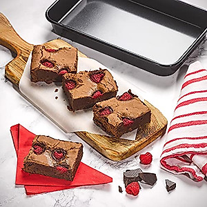 Tala Performance, Brownie Pan, Professional Gauge Carbon Steel with Whitford Eclipse Non-Stick Coating, Cake Tin, 29.4 x 19.1 x 4cm