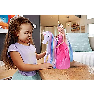 Magic Light Unicorn & Princess Doll, Unicorn Toys for Girls 3+, Unicorn Gifts for Christmas Birthday for Kids Aged 3 4 5 6 7 8