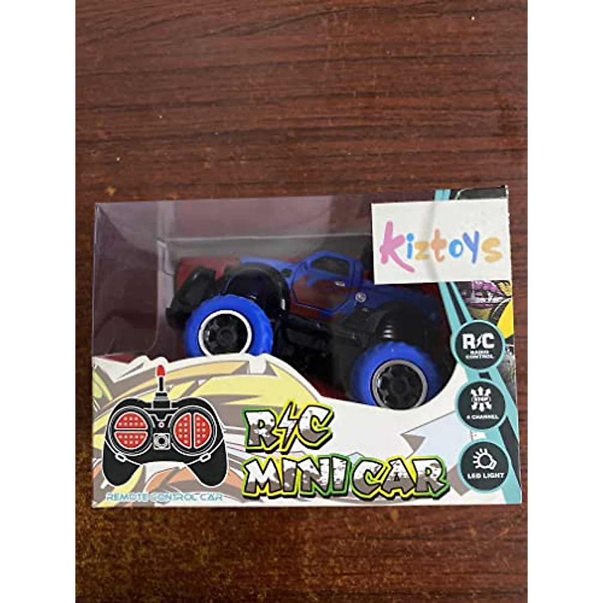 Kizeefun Remote Control Car for Toddlers, Mini RC Car for Kids, Boys and Girls with 1: 43 Scale, 4 Channels, Toy for Toddlers and Kids 3, 4, 5,6, 7, 8 Year Old (4 AA Batteries Included)
