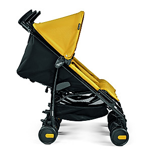 Peg Perego Pliko Mini Twin Baby Stroller, Mod Yelow