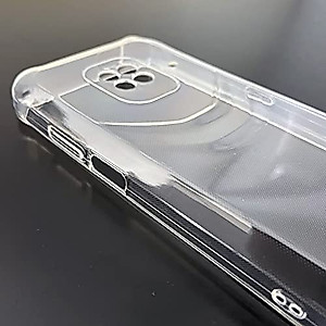 Ytaland for Ulefone Power Armor 14 case, Crystal Clear Soft Silicone Shockproof TPU Transparent Bumper Protective Phone Case Cover