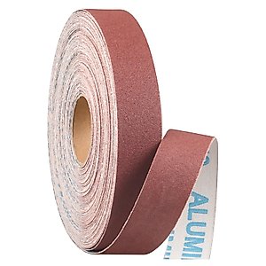 Emery Cloth Roll,120 Grit Continuous Sandpaper Roll 1" x 85 Feet Sandpaper Roll for Wood Furniture Finishing Metal Sanding Automotive Polishing
