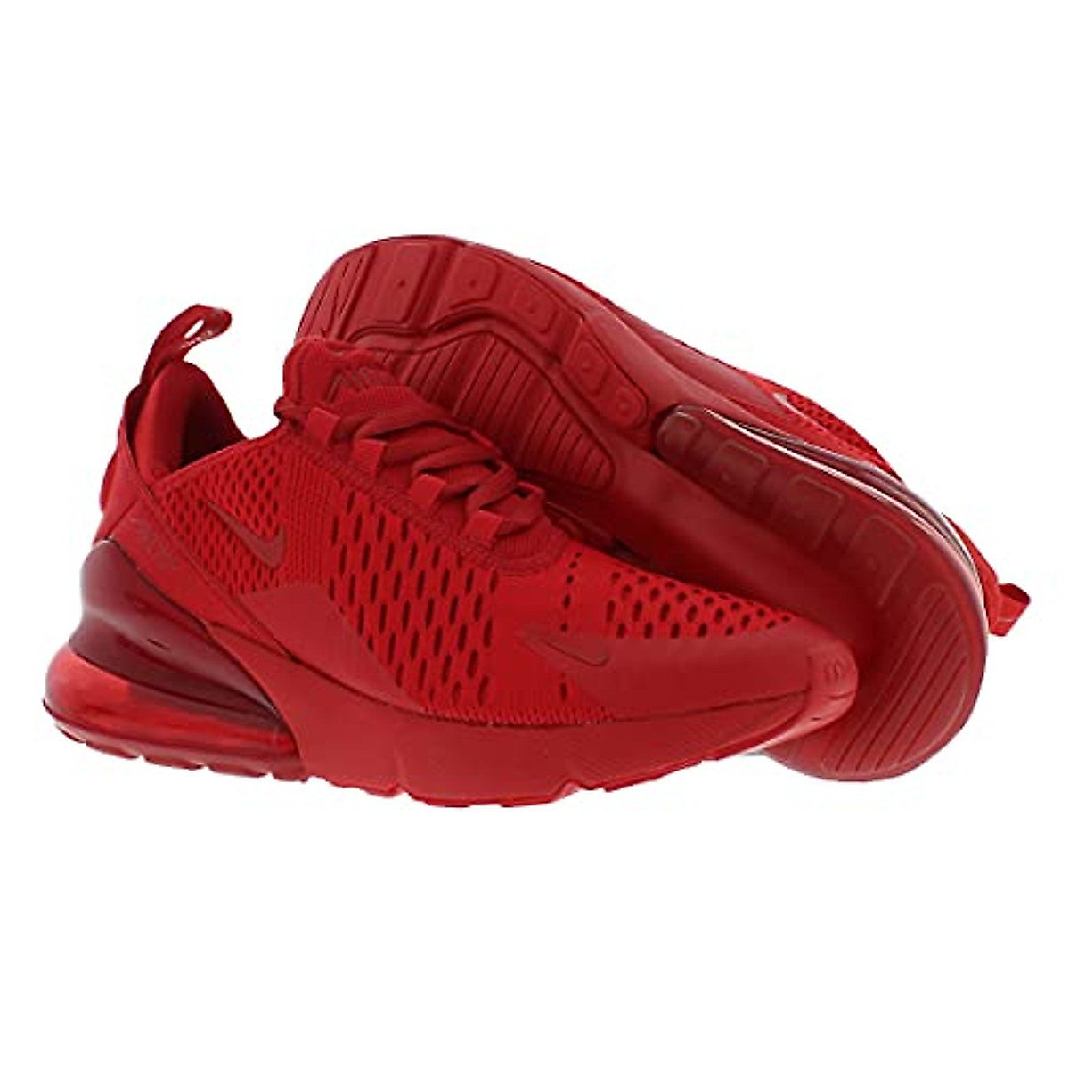 Nike boys Air Max 270 University shoes, University Red/University Red, 6 Big Kid