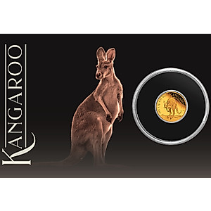 2022 P Mini Kangaroo 0.5 g gold coin in blister pack $2 Seller Mint State
