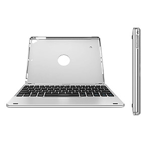 Arteck iPad 9.7-inch (iPad 6, 2018 / iPad 5, 2017) Keyboard, Ultra-Thin Bluetooth Keyboard with Folio Full Protection Case for Apple iPad 9.7 iPad 6, 5 and iPad Air 1 with 130 Degree Swivel Rotating