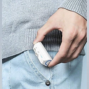 BoxWave Charger for Google Pixel 3 (Charger by BoxWave) - MagnetoBoost Rejuva PowerPack, Portable 3000mAh Back Up Battery Power Bank for Google Pixel 3 - Winter White