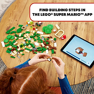LEGO Super Mario Yoshi's Gift House Expansion Building Toy Set 71406 - Featuring Iconic Yoshi and Monty Mole Figures, Great Gift for Boys, Girls, Kids, or Fans of The Games and Movie Ages 6+