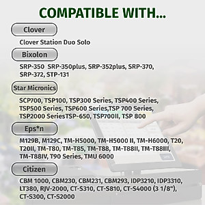 Gorilla Supply Thermal Paper Receipt Roll 3-1/8" x 230' BPA Free 50 Rolls
