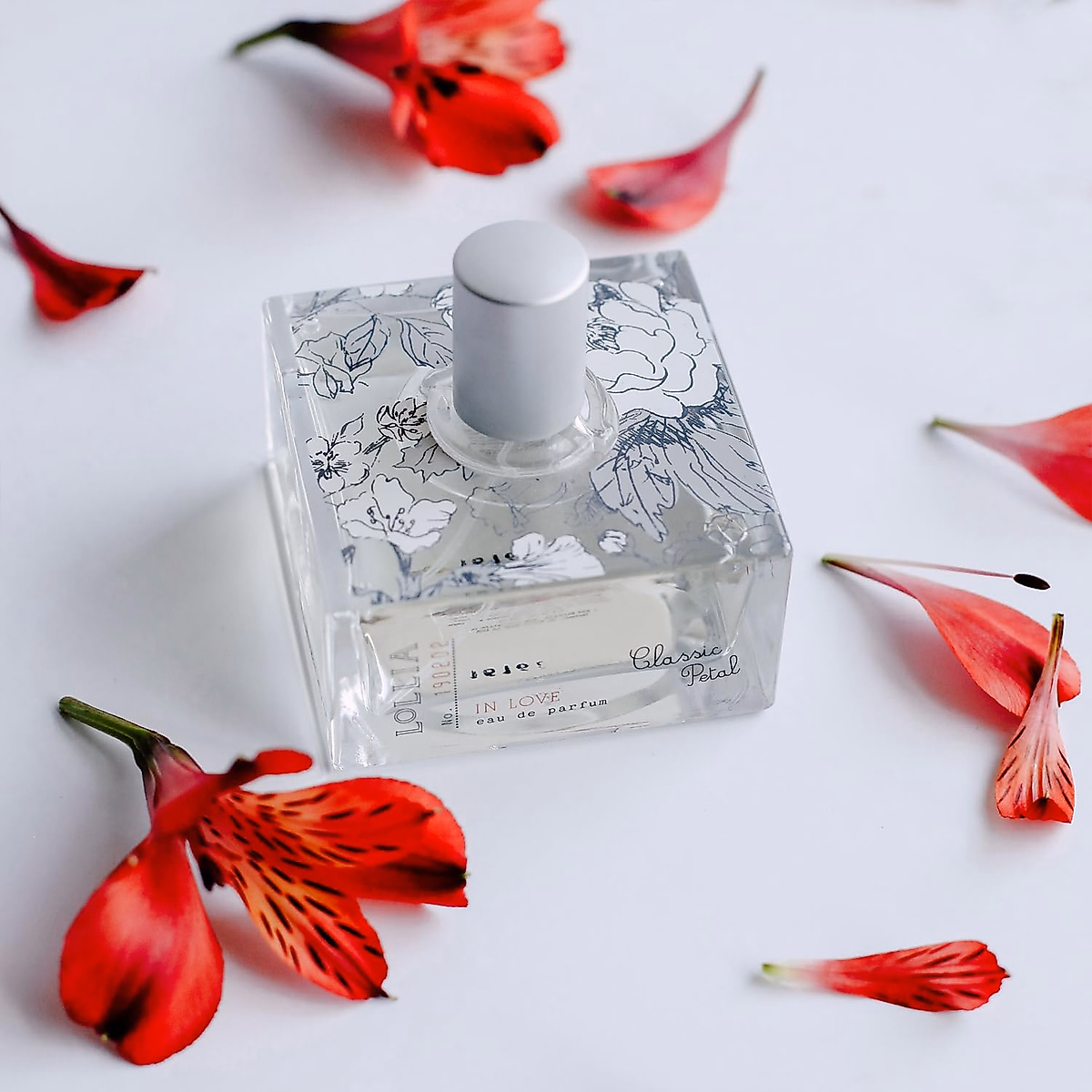 LOLLIA In Love Eau de Parfum, 3.4 fl. oz. - Classic Petal – Beautifully Captivating Perfume, Women’s Perfume, Eau de Parfum Spray for Women, Women’s Fragrance