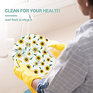 Sunflower Flowers Cutting Board Tempered Glass Chopping Board for Kitchen Hotel