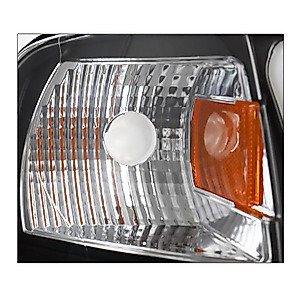 ZMAUTOPARTS LED Black Projector Headlights Headlamps For 1997-2003 Ford F-150/1997-2002 Expedition