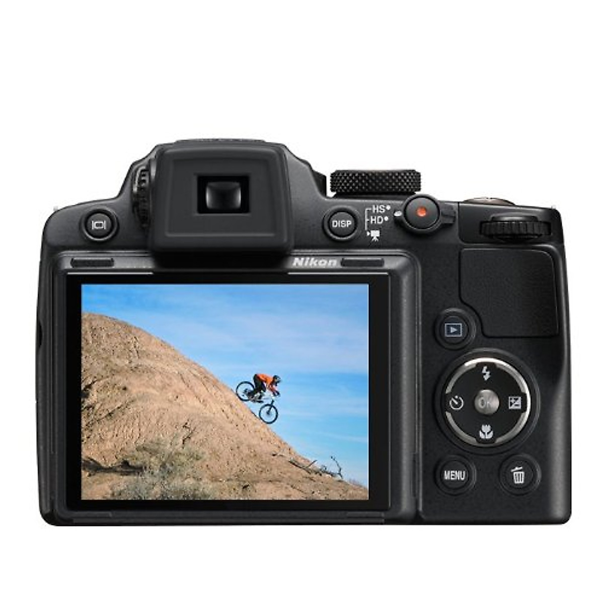 Nikon COOLPIX P500 12.1 CMOS Digital Camera with 36x NIKKOR Wide-Angle Optical Zoom Lens and Full HD 1080p Video (Black) (Renewed)