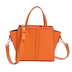 Crossbody Bags for Women Soft PU Leather Fashionable Small Tote Handbag Satchel Purses 2023