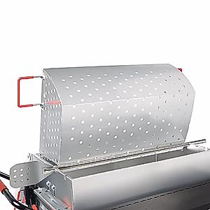CreoleFeast CFB2001 150 qt. Crawfish Seafood Boiler, Double Sack Outdoor Stove Propane Gas Cooker with Folding Tank Mounting Bracket and Stirring Paddle, for Crawfish Season
