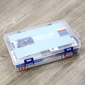 Super Starter Kit Based on Arduino UNO R3 with Tutorial and Controller Board Compatible with Arduino IDE, Includes Relay Wireless Radio Frequency Remote Control Switch Transmitter and Receiver kit
