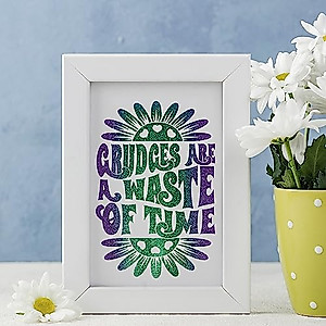 VINYL FROG Chameleon Adhesive Vinyl Roll 12" x6ft Gradient Craft Vinyl for cricut, Change Color Vinyl Sticker for Crafts Vinyl Cutter, for Cup Decor, Home Decor(Purple to Green)