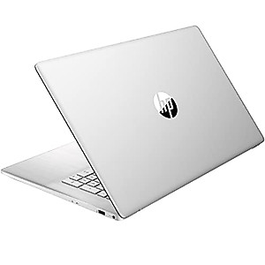 HP 2023 Newest 17 17.3" FHD Laptop Computer, 12th Gen Intel 10-Core i5-1235U, 64GB DDR4 RAM, 4TB SSD, AC WiFi, Bluetooth, Backlit Keyboard, Natural Silver, Windows 11, BROAG USB Extension Cable