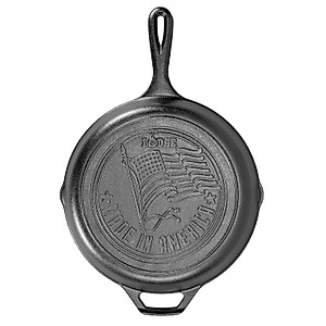 Lodge Cast Iron 10.25" Skillet with American Flag Design
