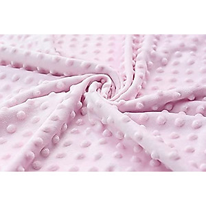 Soft Plush Minky Baby Blanket for Boys Girls Unisex with Print Animal Pattern Double Layer Dotted Backing Bed Throws for Baby Crib Receiving for Newborns (Unicorn)