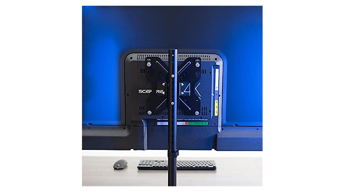 VIVO Black Ultra Wide Screen TV Desk Mount for up to 55 inch Screens ...