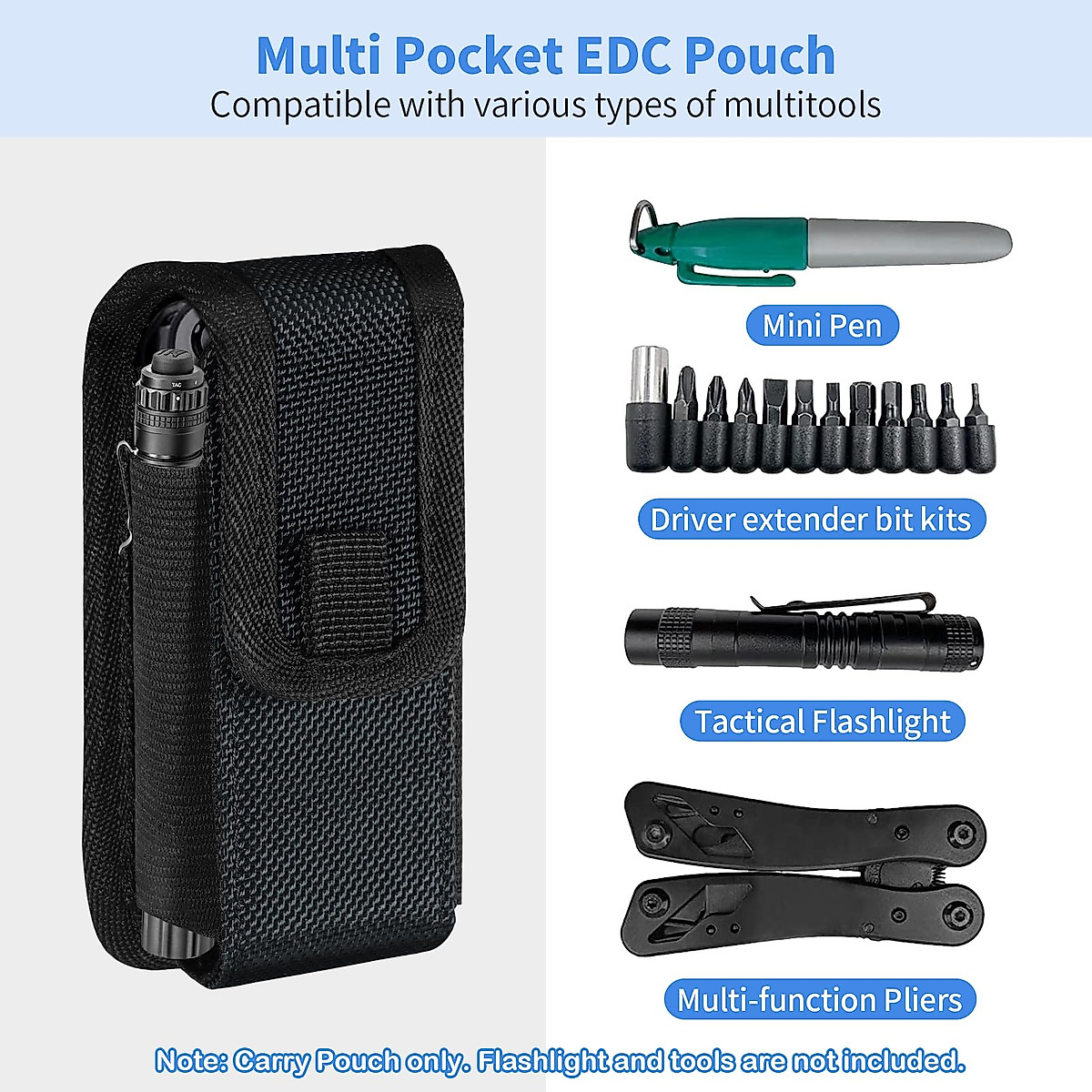 Product Image Kenobee Multitool Sheath EDC Pouch with Waxed Canvas Waist Pack Bag