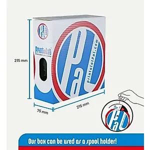 PRINTALOT PLA 3D Printer Filament, Dimensional Accuracy +/- 0.03 mm, 1 kg Spool, 1.75 mm Fluo Green