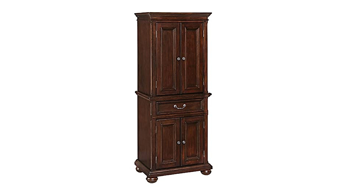 Colonial Classic Dark Cherry Pantry Cabinet - Stylish Storage Solution