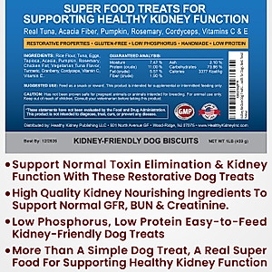 Kidney Restore Tuna Dog Treats. Special Kidney Friendly Dog Treats, Low Protein Dog Treats for Kidney Diets. Kidney Dog Treats Your Canine Will Love. Renal Dog Treats