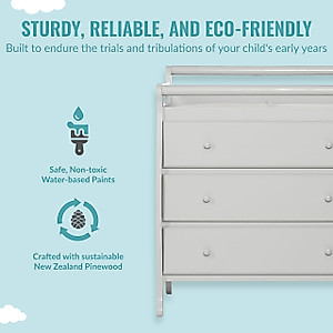 Dream On Me Liberty Collection 3 Drawer Changing Table
