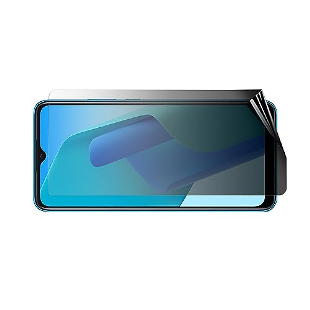 celicious Privacy 2-Way Landscape Anti-Spy Filter Screen Protector Film Compatible with Oppo A16K
