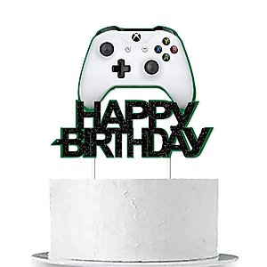 Watercolor Video Game Cake Topper for Birthday