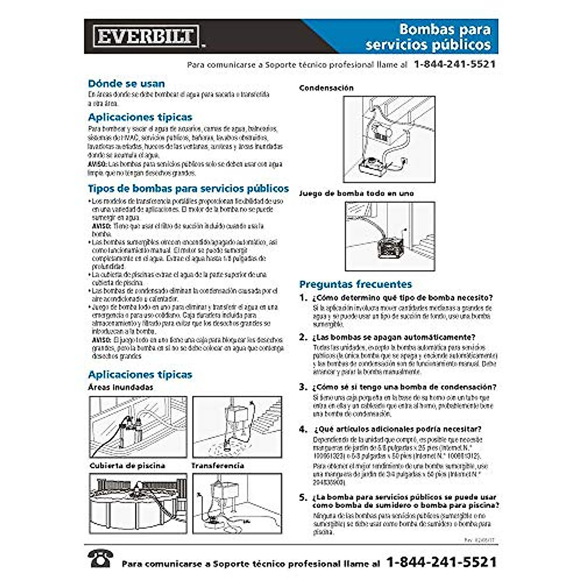 Everbilt 1/3 HP Utility Sink Pump