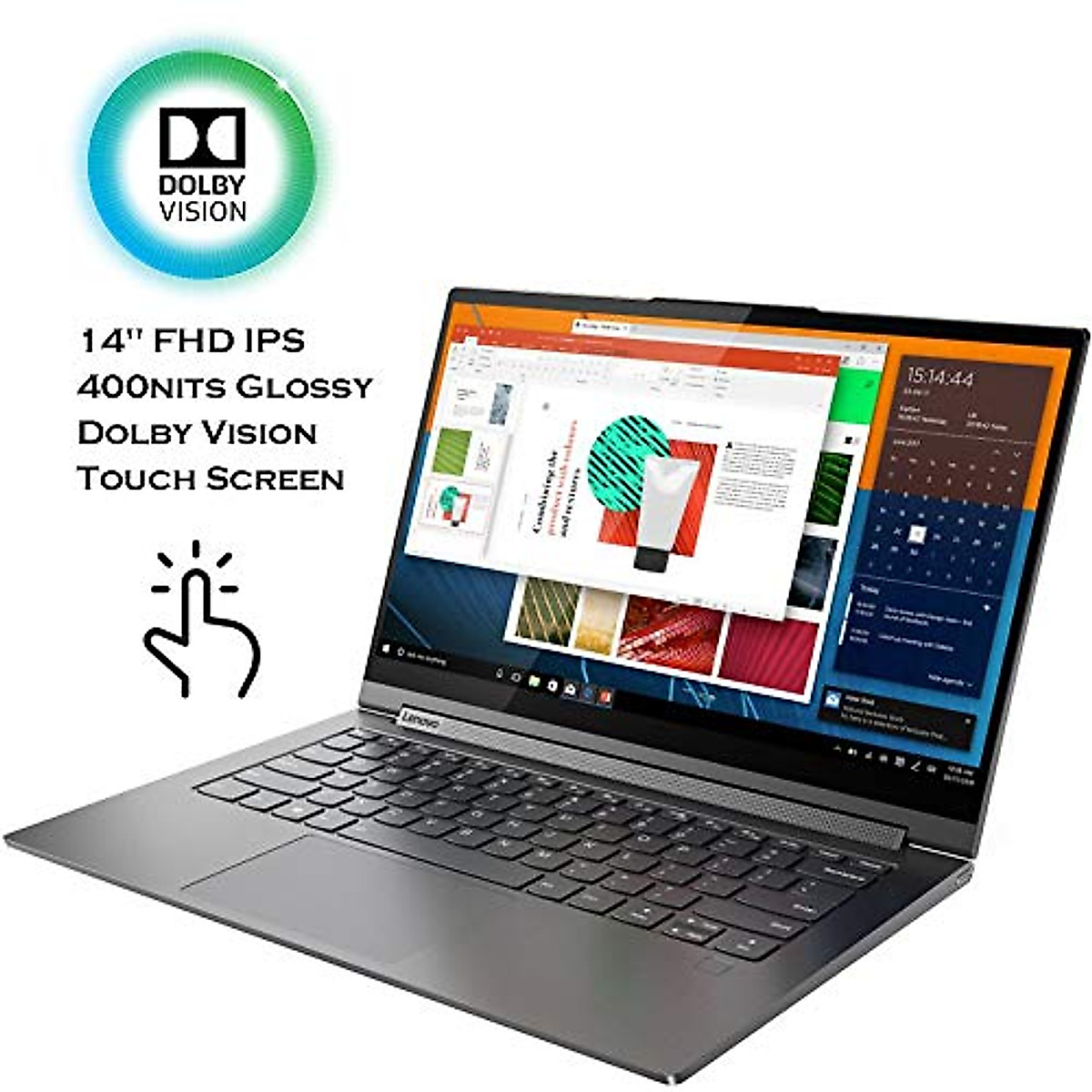 Lenovo Yoga C940 2-in-1 Ultra-Light Laptop,14" FHD 400nits Touch Display, Intel Core i5-1035G4,8GB RAM, 512GB SSD, Thunderbolt 3, Intel Iris Plus, Pen, Webcam, Fingerprint, w/Accessories