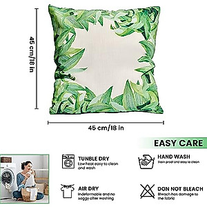 Cebo Decor Decorative Pillow Pura Vida Rose 20" 20 Pillow | Zipper Pillowcase Looks Beautiful for Home | Made with Faux Linen, Stuffed Feather, & 100% Polyester Pillow Case