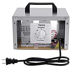 20000mg/h 0zone Generator with Timer 10A 30-60W 20g Machine with Stainless Steel Case For Fruit Meat and Home (Ships from The US)