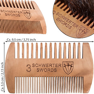 3 Swords Germany – beard mustache care comb (VGW)