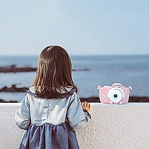 LKYBOA Children's Camera Digital Camera SLR Mini Cartoon HD Camera 6-7 Years Old 9 Gifts (Color : B)