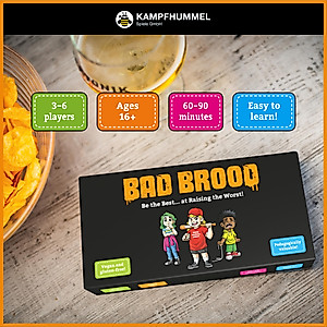 Kampfhummel Bad Brood – Raise your Child as Bad as Possible, sarcastic card game for people with black humor, ages 16+, 3-6 players