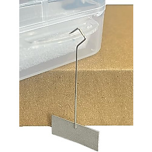 VTSYIQI Liquid Surface Tension Meter Platinum Plate Board Platinum Board Pt Board with 0.15mm Thick Pt Size 24mm Long 10mm Wide for Automatic Surface Tensiometer Surface Tension Meter