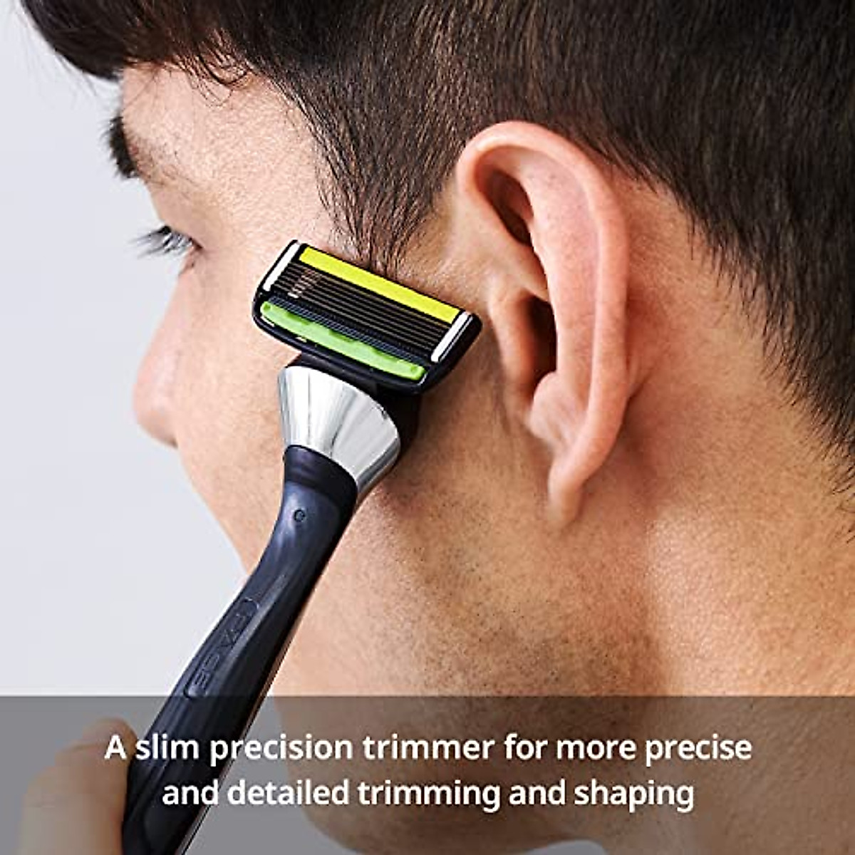 Dorco Pace 6 Pro - Six Blade Razor System with Trimmer - 10 Pack (1 Handle + 10 Cartridges)