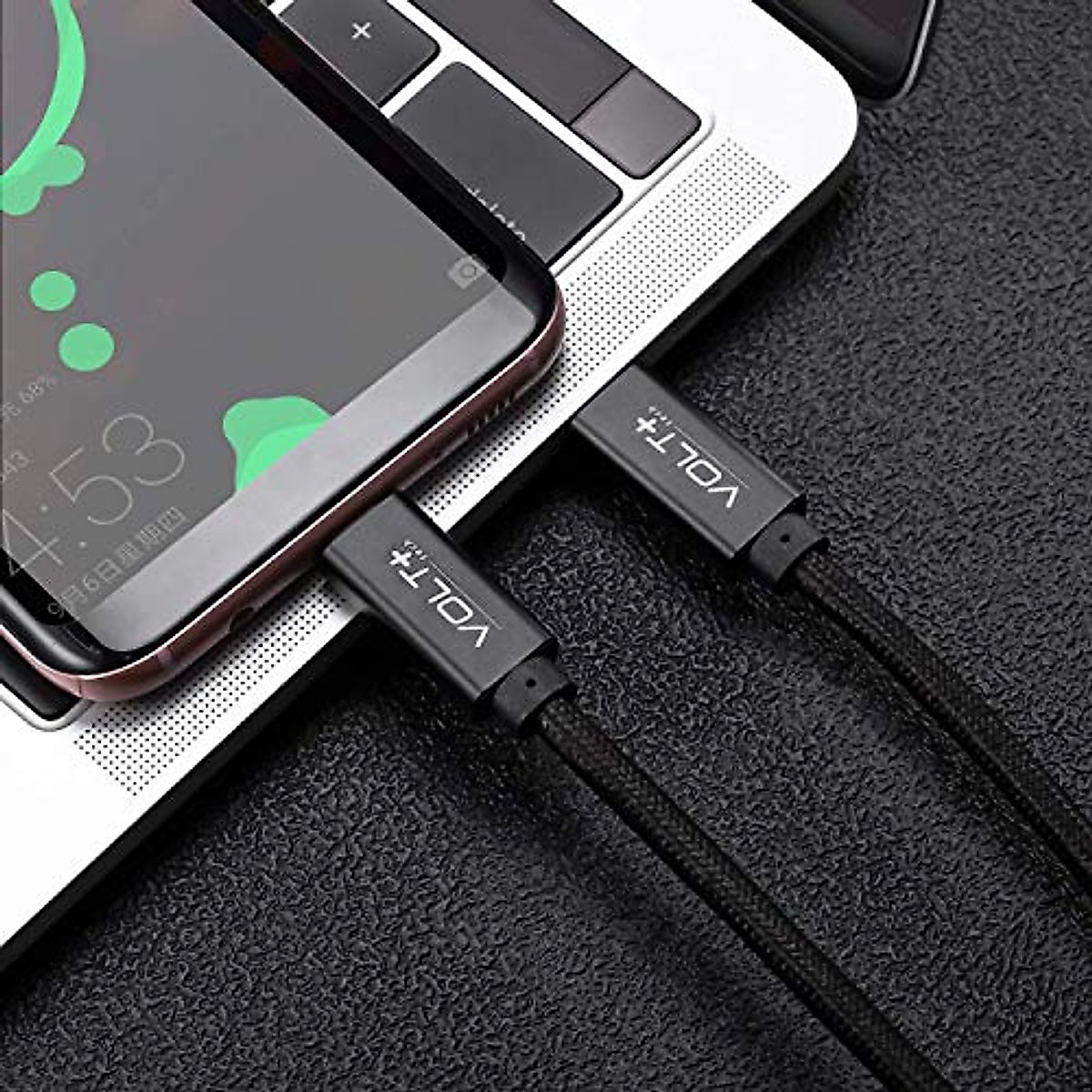 Works Professional Dual PDUSB-C PDUSB-C for Microsoft Surface Duo 2 Cable Gen2 USB 3.1 with 100W +10Gbps Quick Charge Data Speeds. (1.2M4Ft)