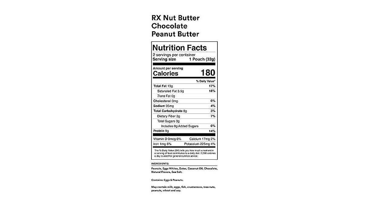 RX Nut Butter Variety Pack - Healthy Protein Snacks