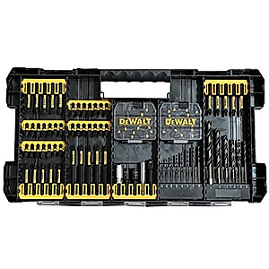 DEWALT Screwdriver and Drill Bit Set (FlexTorq impact Driver bit set 100pc)
