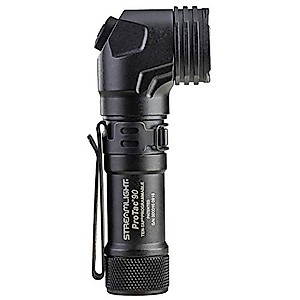 Streamlight 88087 ProTac 90 300-Lumen Multi-Fuel Right Angle Tactical Flashlight with one CR123A Lithium & one AA Alkaline Battery & Nylon Holster, Black, Clamshell Packaged