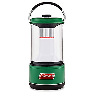 Coleman 1000 Lumens LED Water-Resistant Outdoor Camping Light Lantern with 4 Lighting Modes, and BatteryGuard Protection Technology, Green (2 Pack)