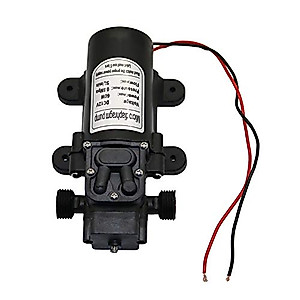 Hose Repair Connector Extender DC 12V 0.8MPa 5L/min Agricultural Electric Water Pump Micro Diaphragm Water Sprayer Car Wash Garden Irrigation Tool 1 Pc (Color : Power Adapter)