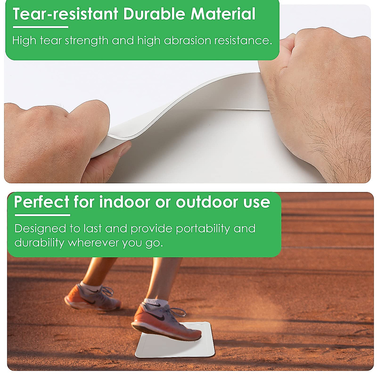 Eupboron Baseball Bases Set, 5 Piece Baseball & Softball Throw Down Rubber Base Set for Kids & Adults