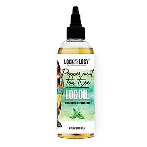 Peppermint Tea Tree Loc Oil for Dreads & Locs - Natural Dreadlock Hair Products, Black Owned