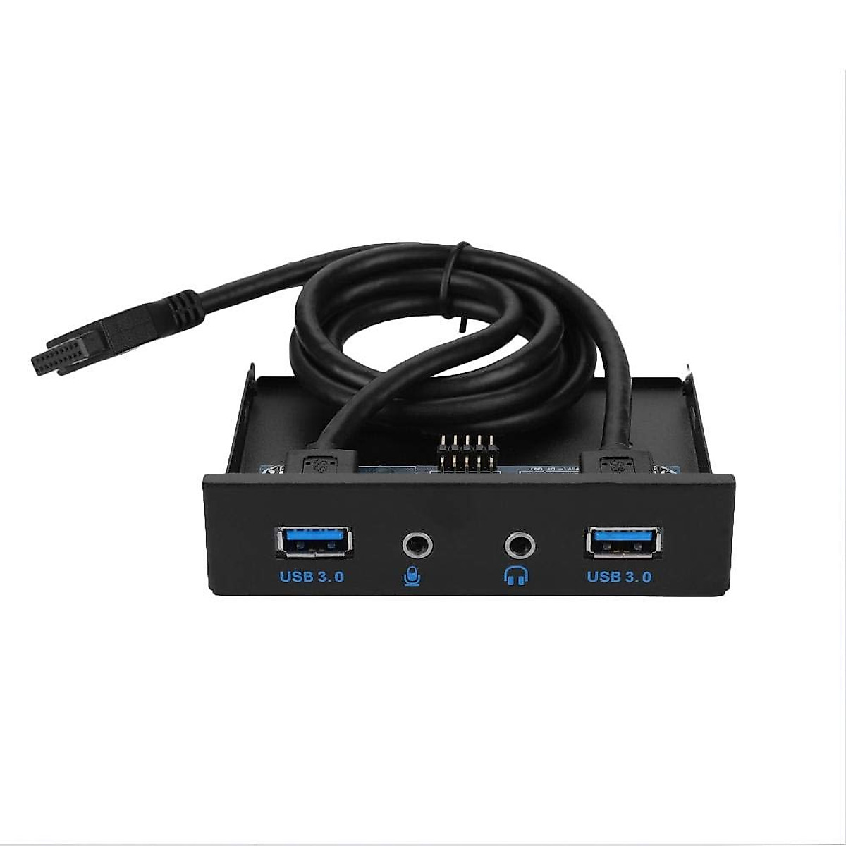 USB3.0 Front Panel,3.5inch 2 USB3.0 Interfaces with Mic Audio Front Panel,USB3.0 Audio Floppy Front Panel,USB 3.0 Front Panel Floppy Disk Bay Computer Case Front Bay